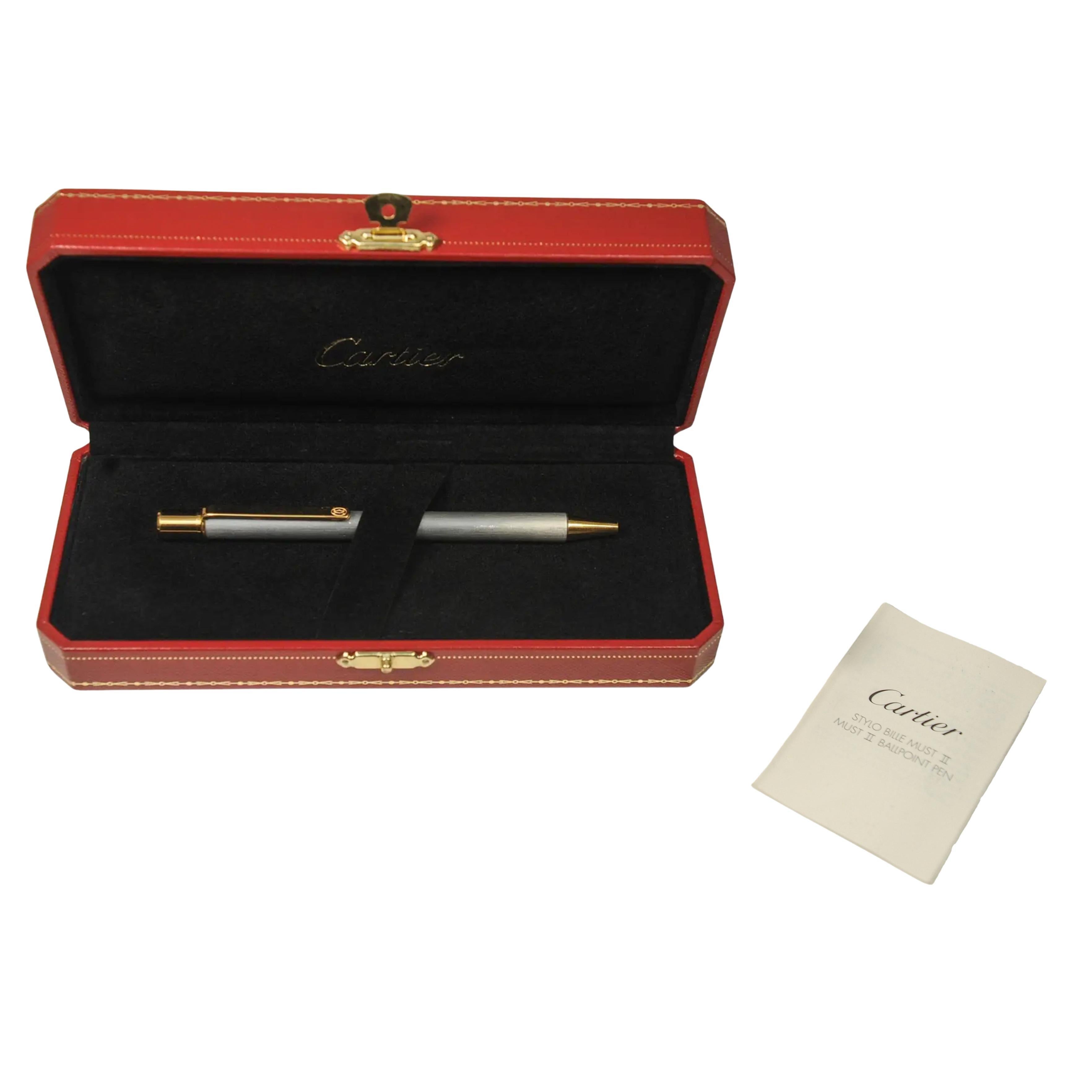 Cartier 18ct Gold Plated Trinity Fountain Pen With Gold Nib in Cartier ...
