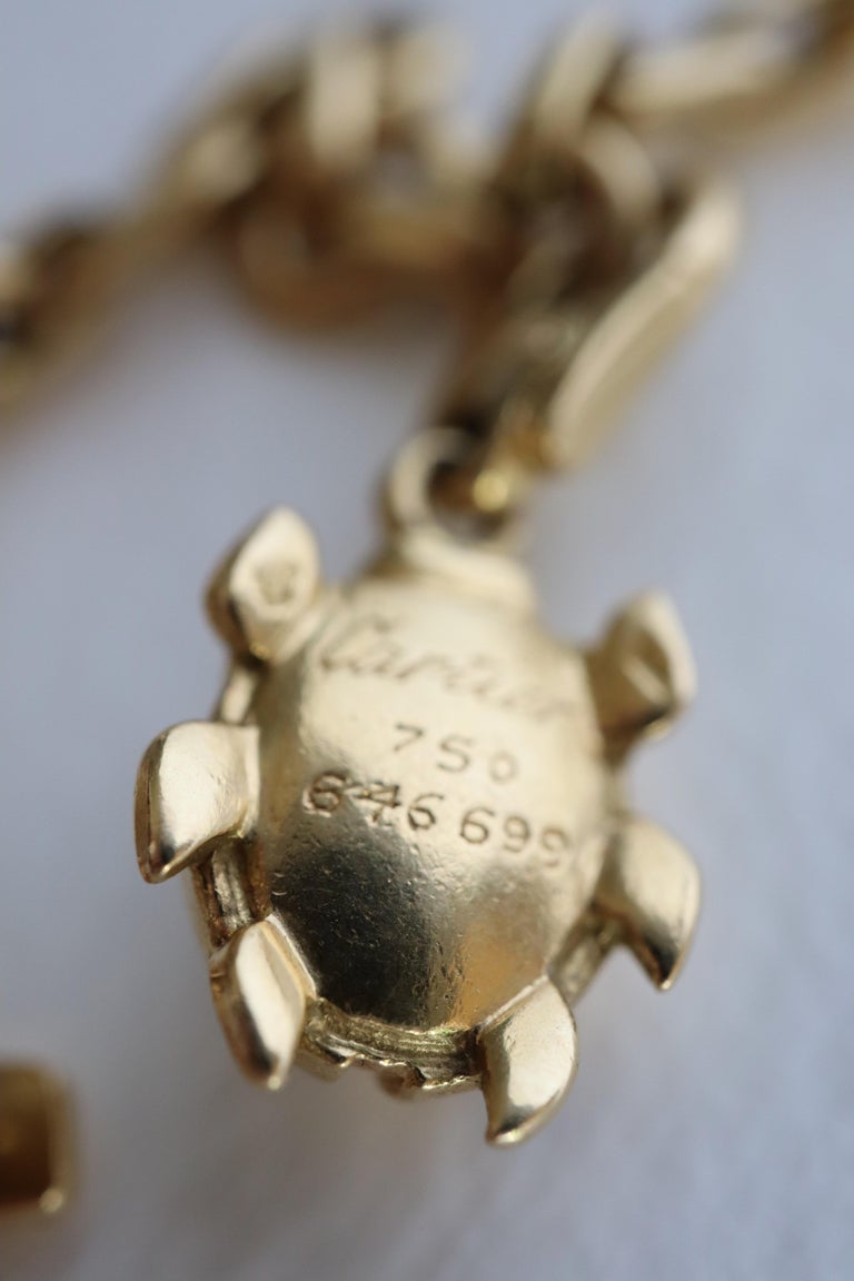 Cartier 18 Carat Yellow Gold Charm Bracelet at 1stDibs | 18 carat gold ...