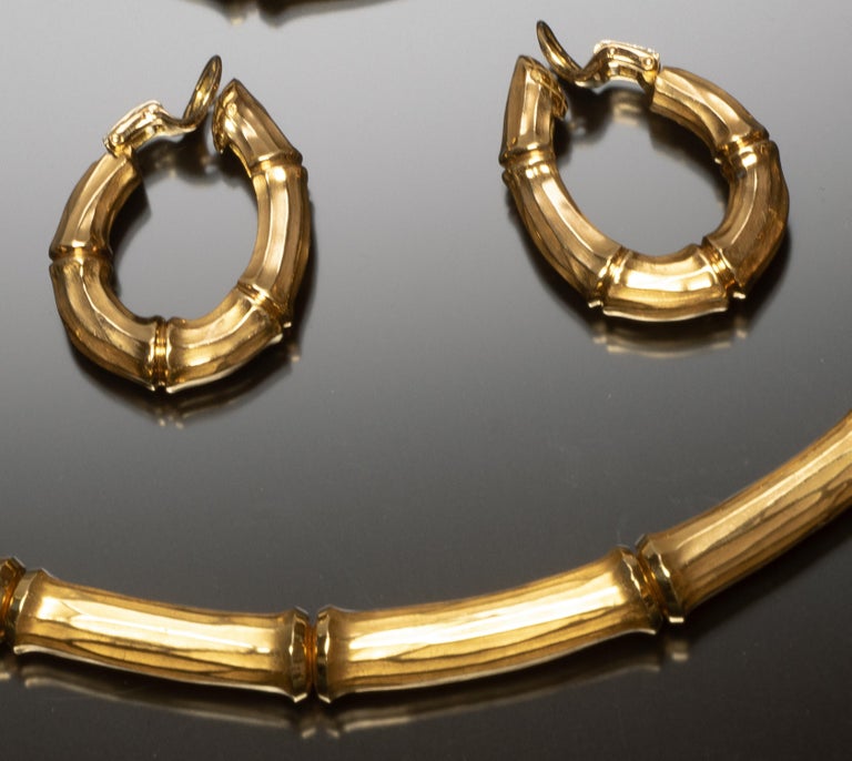 Cartier 18k Gold “Bamboo” Suite at 1stDibs | cartier bamboo