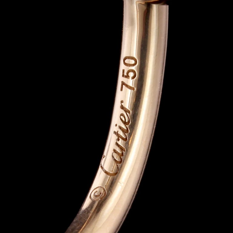 Cartier 18 Karat Rose Gold Entrelaces Ring at 1stDibs