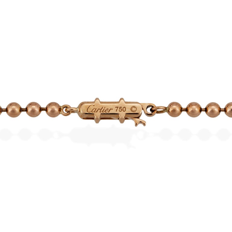 Cartier 18 Karat Gold Pink Opal, Onyx, and Diamond Evasions Joaillieres ...
