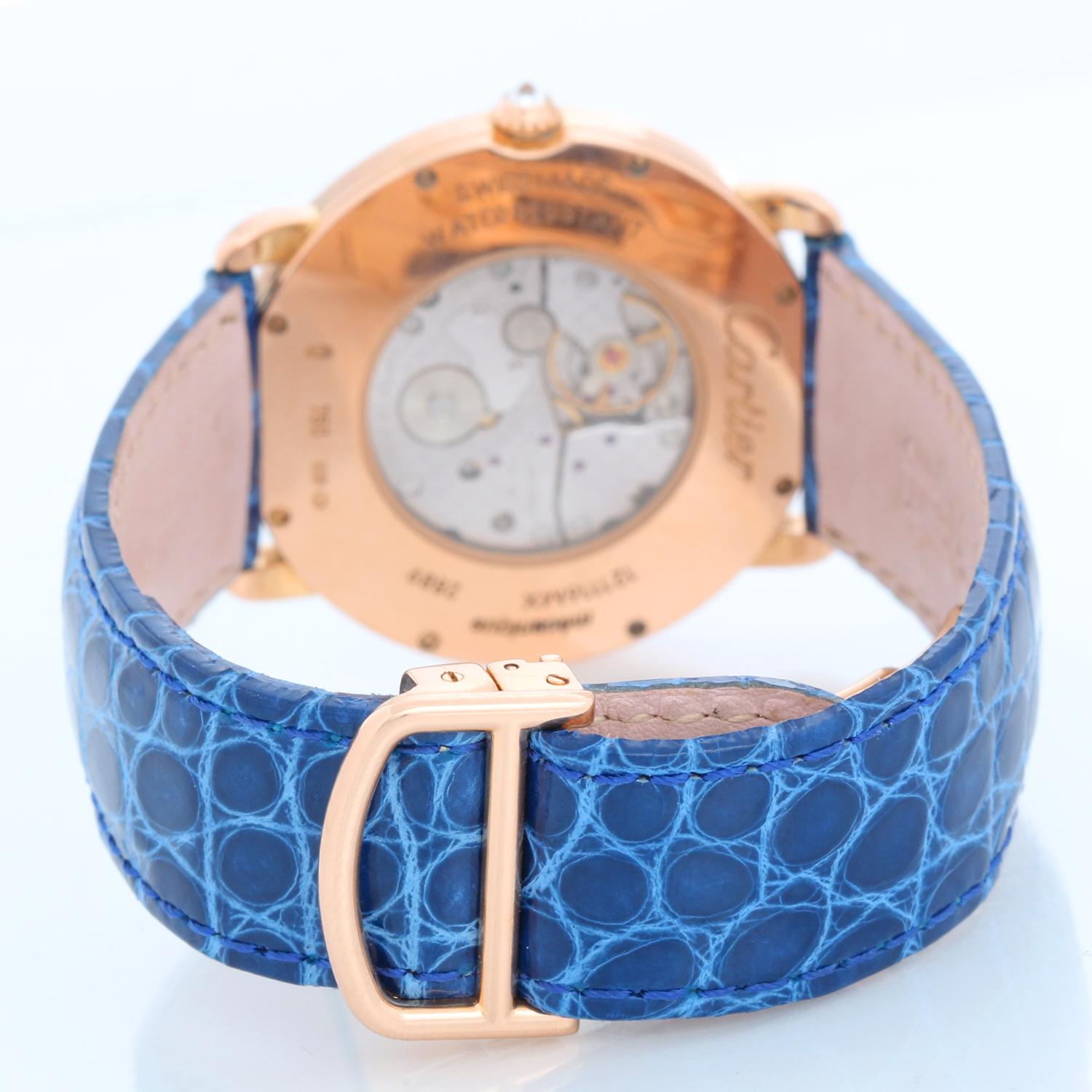 Cartier 18k Rose Gold Ronde Louis Ladies Watch 2889 W6800251 For Sale ...