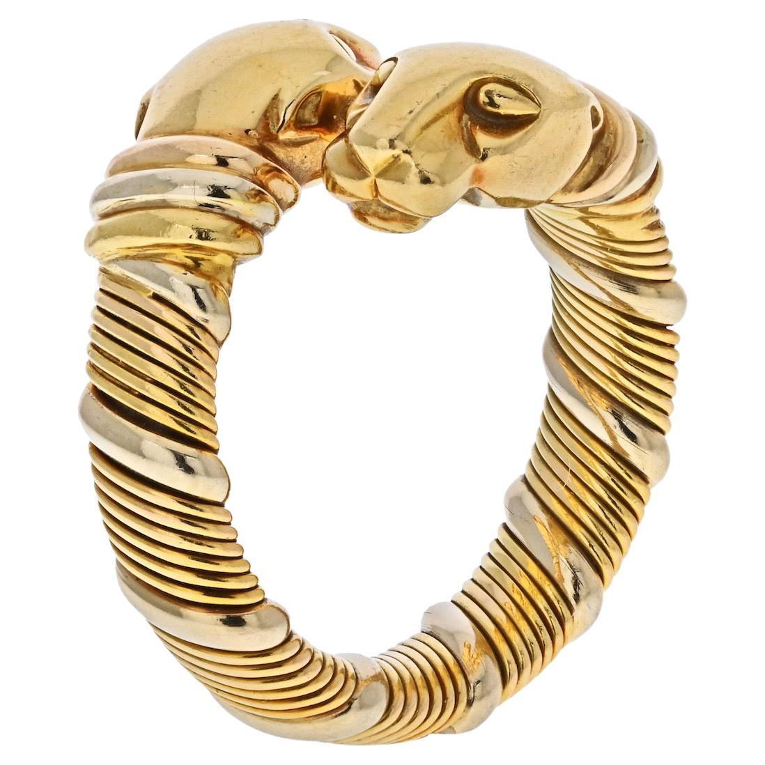 Cartier 18 Karat Gold Nouvelle Vague Dangling Beads Ring at 1stDibs