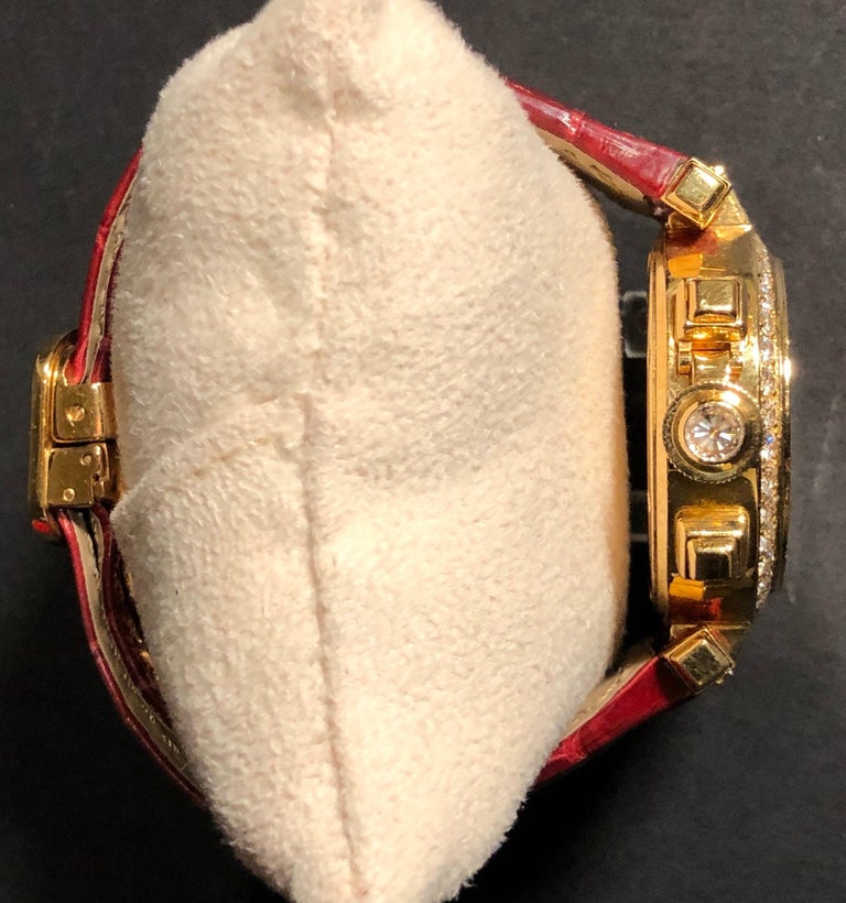 Cartier 18-Karat Yellow Gold Pasha Chronograph For Sale at 1stDibs