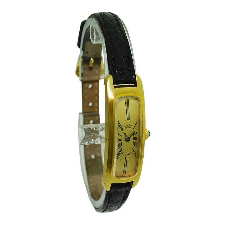 Cartier 18 Karat Gold from Jerry Lewis with a Full Set of Registration ...