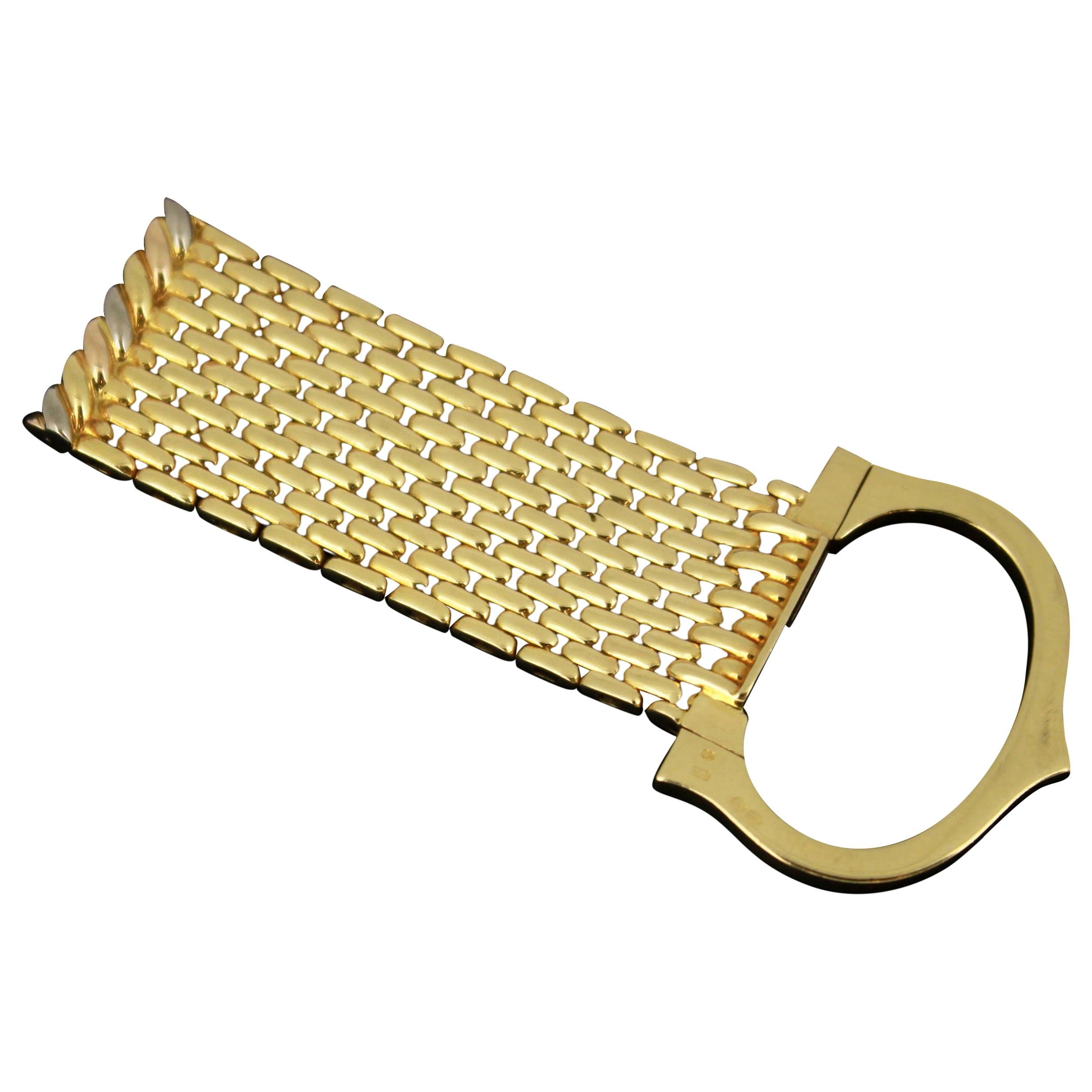 Cartier "Trinity" Bangle in White, Yellow and Rose Gold, France, 1995 ...