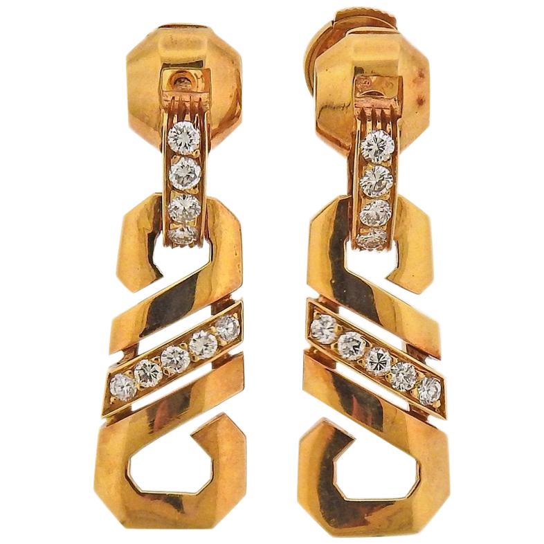 Cartier Magnificent Modernist Gold Set For Sale at 1stDibs