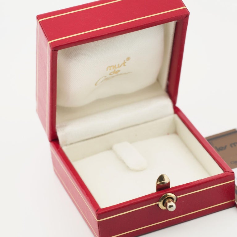 Cartier 3 Bands Trinity Ring Tri Color Gold 52 at 1stDibs