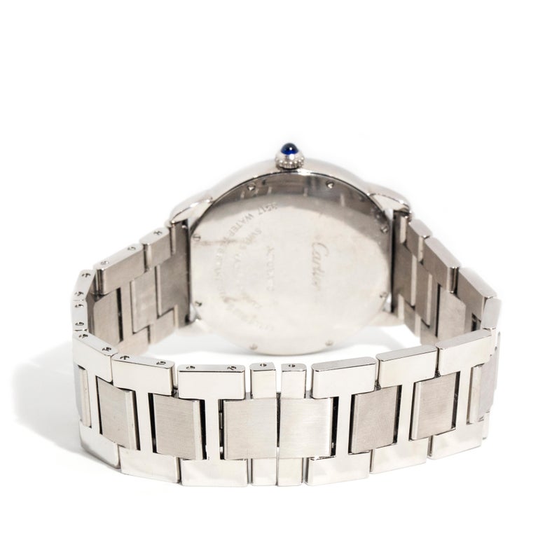 Cartier 42mm Ronde Solo Stainless Steel W6701011 Men's Wristwatch For ...