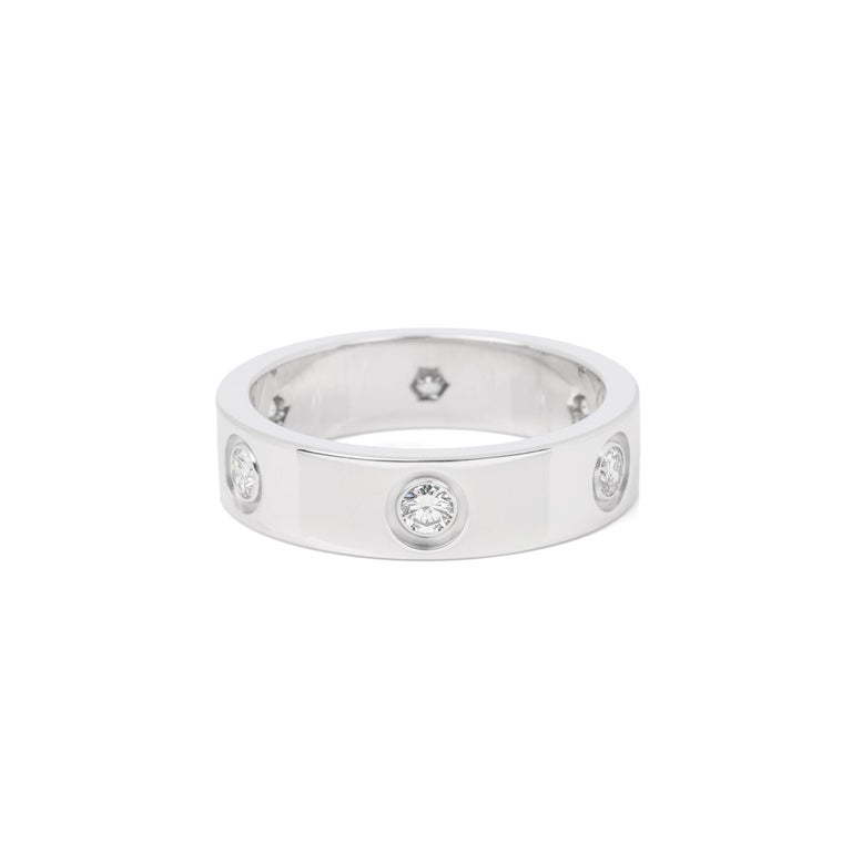 Cartier 6 Diamond Love Ring For Sale at 1stDibs