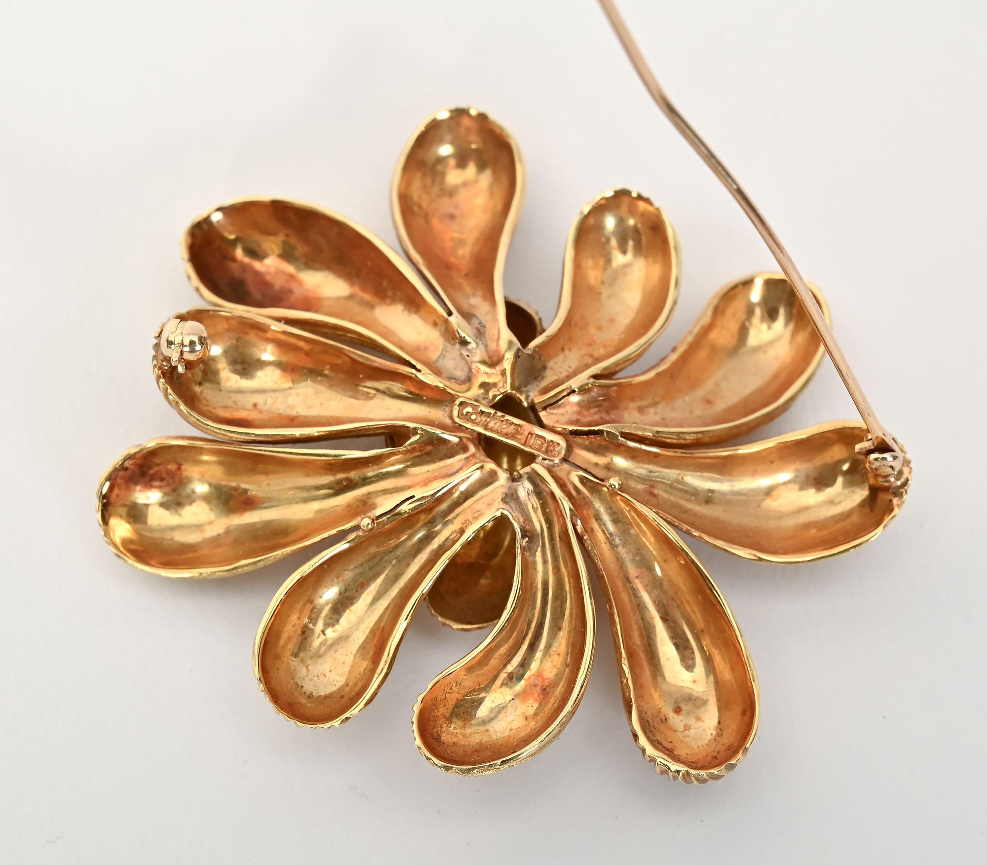 Cartier Abstract Form Brooch For Sale at 1stDibs