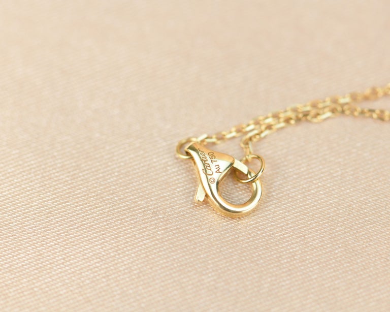 Cartier Amulette De Cartier 18K Yellow Gold Lapis Lazuli Necklace at ...