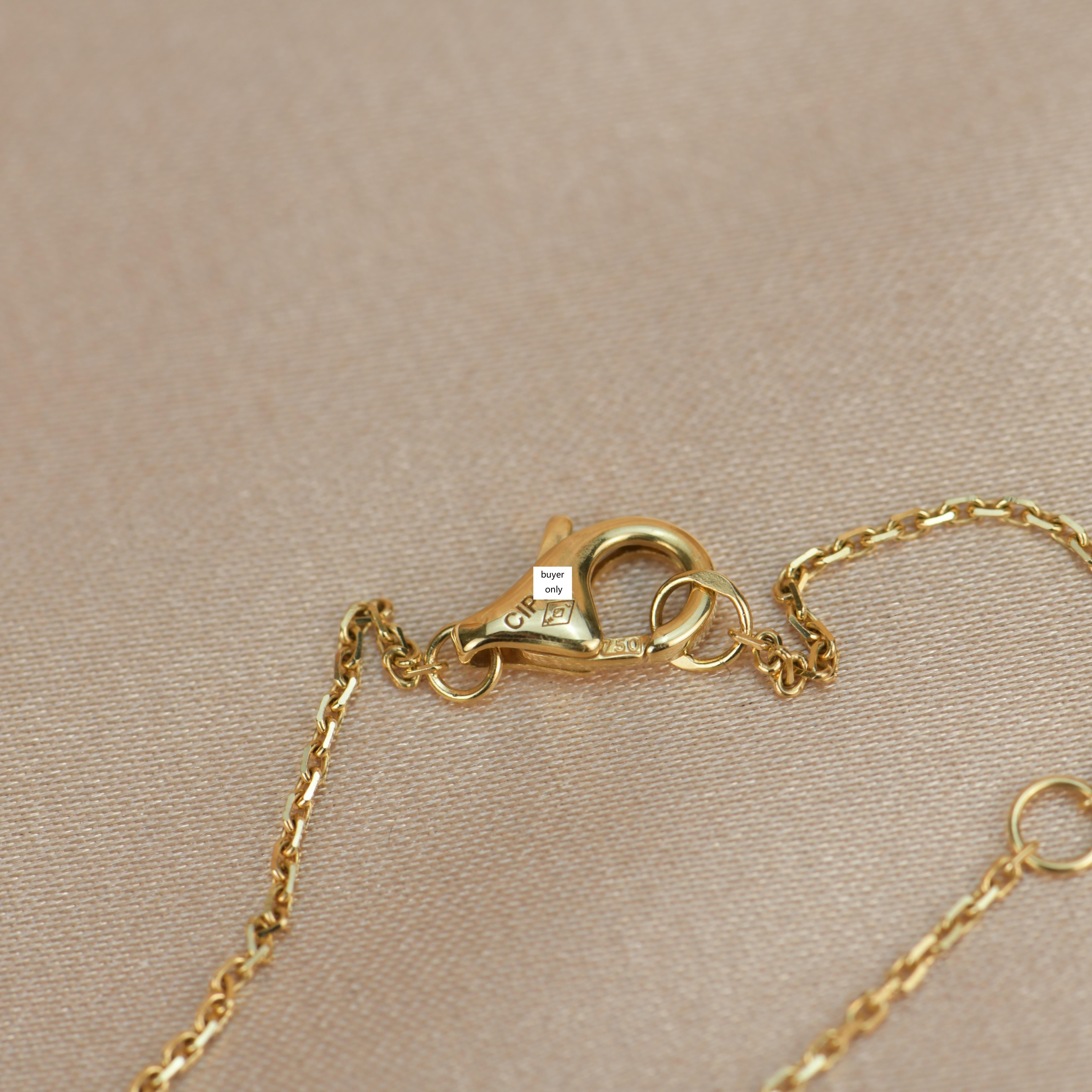 Cartier Amulette De Cartier 18K Yellow Gold Lapis Lazuli Necklace at ...