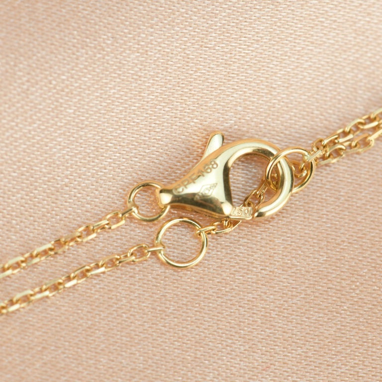 Cartier Amulette de Cartier 18K Yellow Gold Lapis Lazuli Necklace at ...
