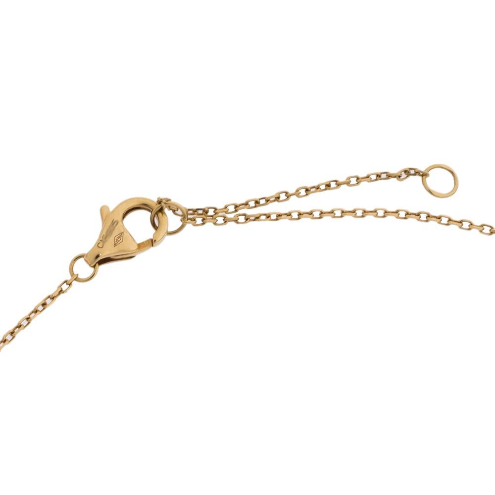Cartier Amulette de Cartier Mother of Pearl and Diamond 18KYellow Gold ...
