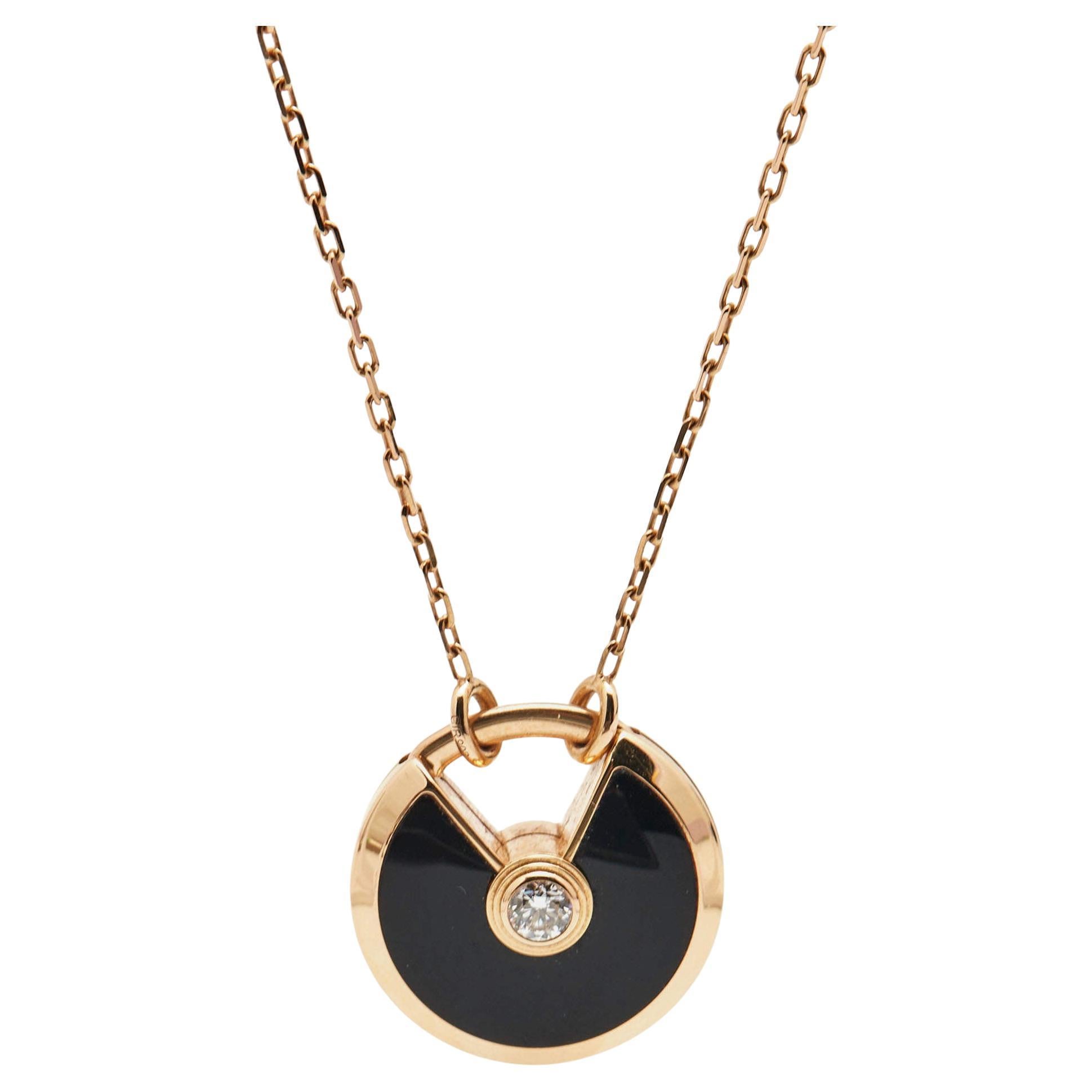 Cartier White Gold Diamond Amulette De Cartier Necklace at 1stDibs ...