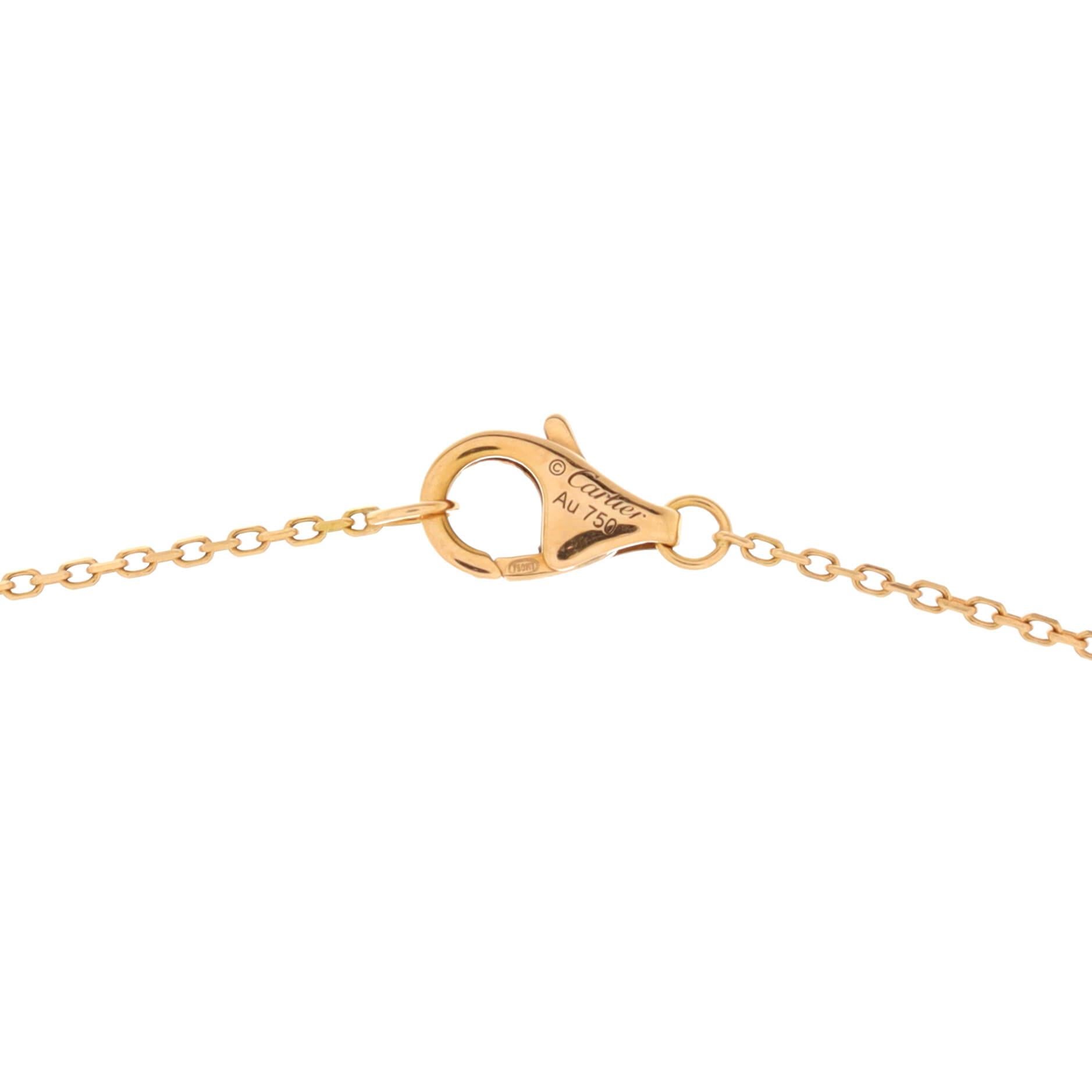 Cartier Amulette de Cartier Pendant Necklace 18K Rose Gold with ...