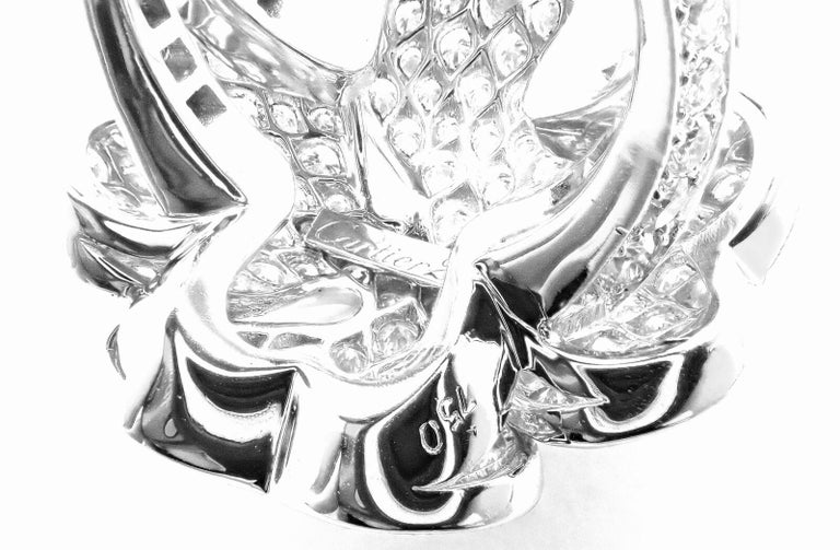 Cartier Anniversary Edition Diamond Pave Clover White Gold Cocktail ...