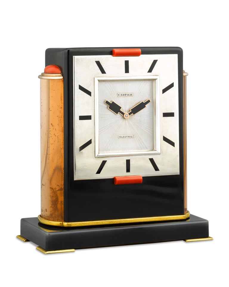 Cartier Art Deco Table Clock For Sale at 1stDibs