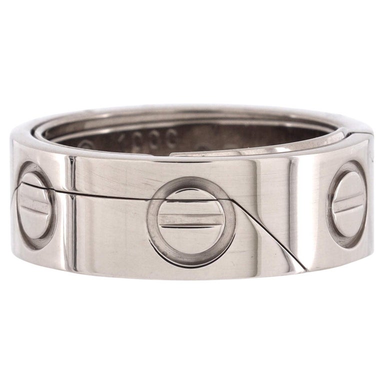 Cartier Astro Love Ring 18k White Gold For Sale at 1stDibs
