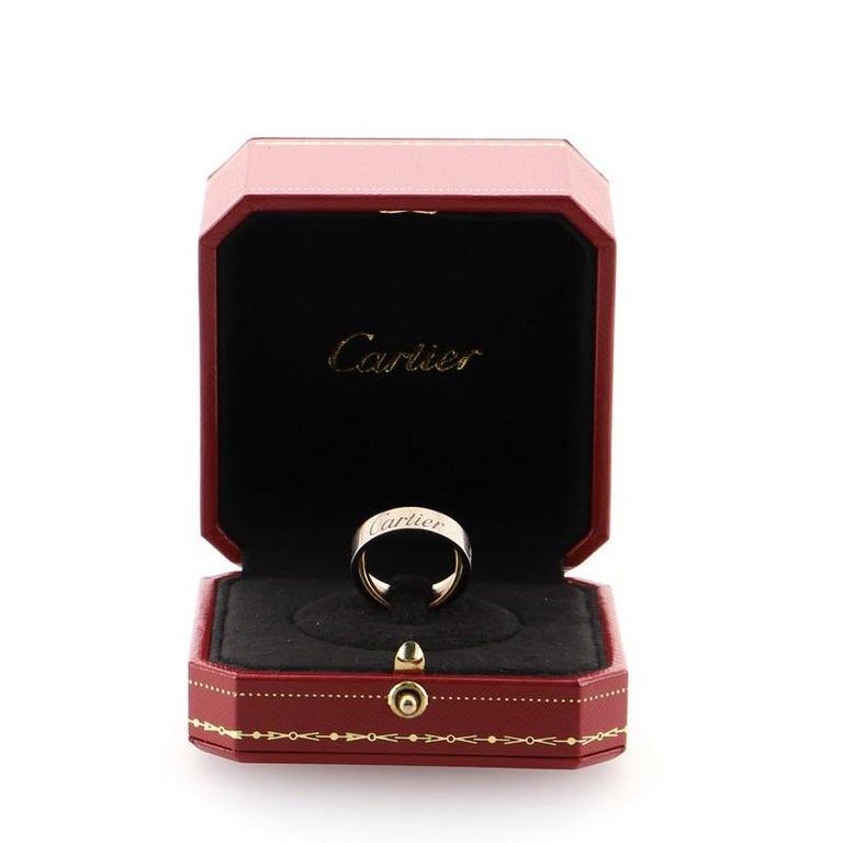 Cartier Astro Love Ring 18 Karat White Gold and 18 Kara Rose Gold at ...