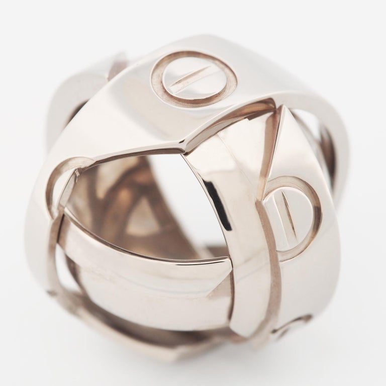 Cartier Astro Love Ring White Gold 49 US 4.75 1999 Limited Edition For ...