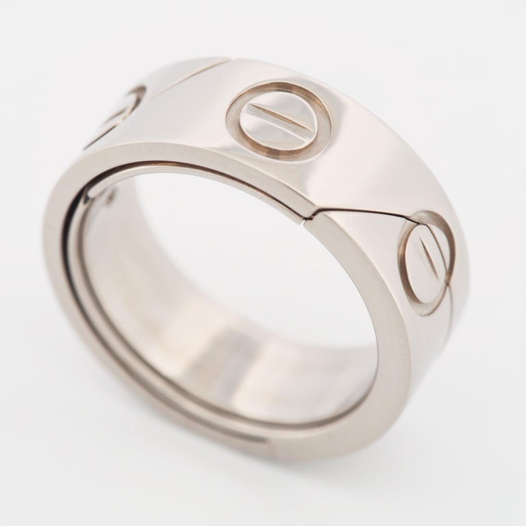 Cartier Astro Love Ring White Gold 49 US 4.75 1999 Limited Edition For ...