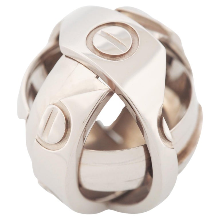 Cartier Astro Love Ring White Gold 49 US 4.75 1999 Limited Edition For ...
