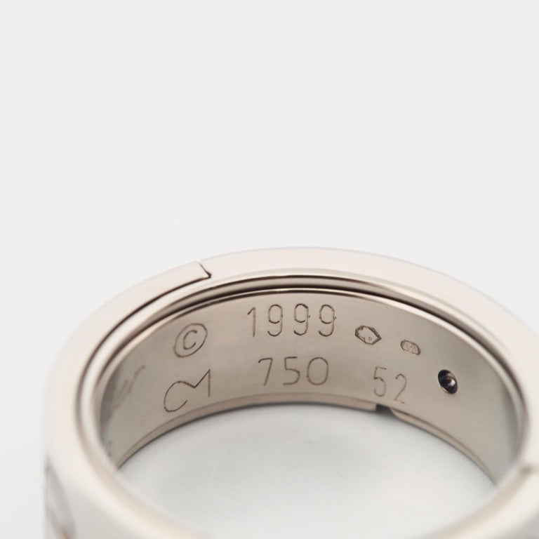 Cartier Astro Love Ring White Gold 52 US 6.0 1999 Limited Edition at ...