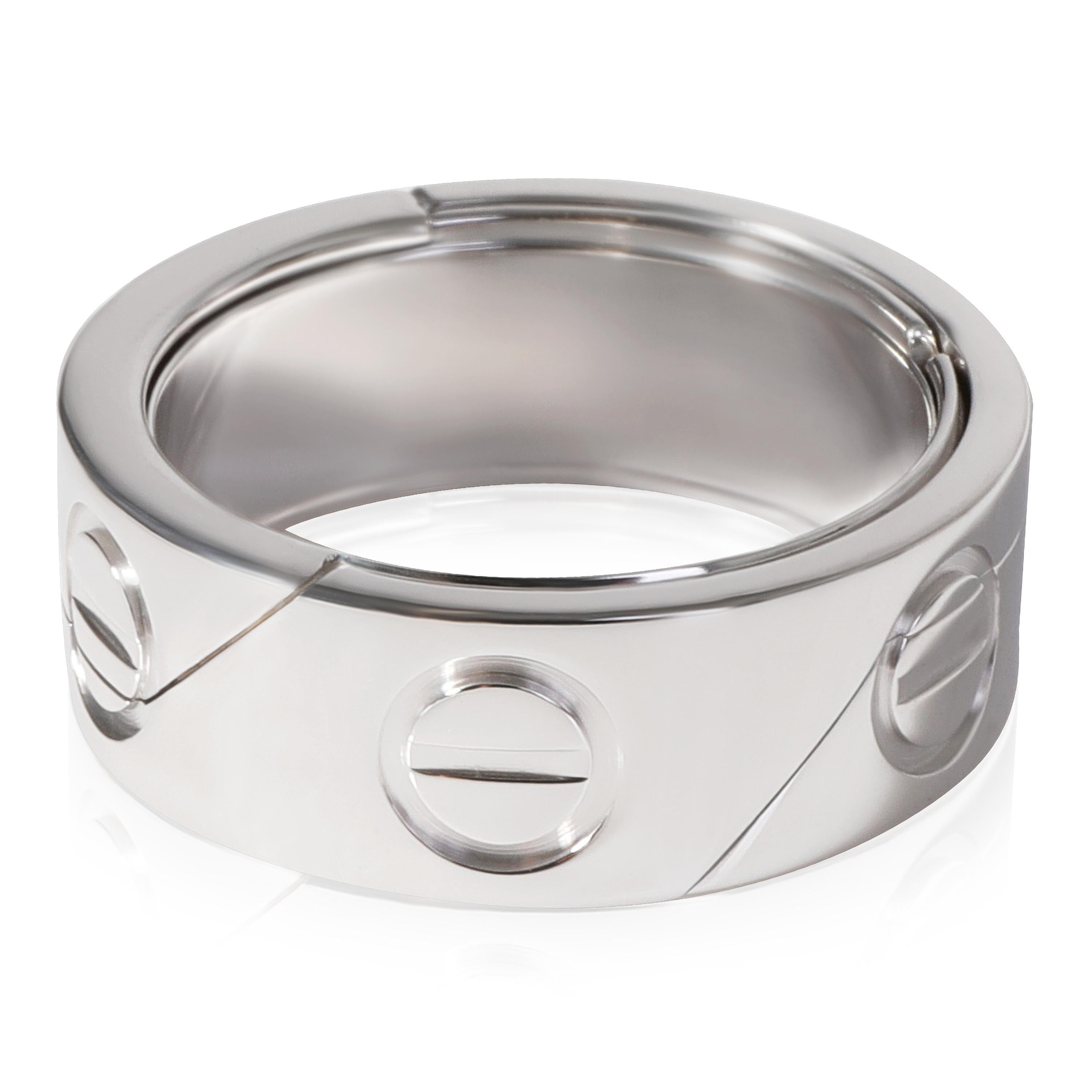 Cartier Astro Vintage Love Ring in 18K White Gold For Sale at 1stDibs ...