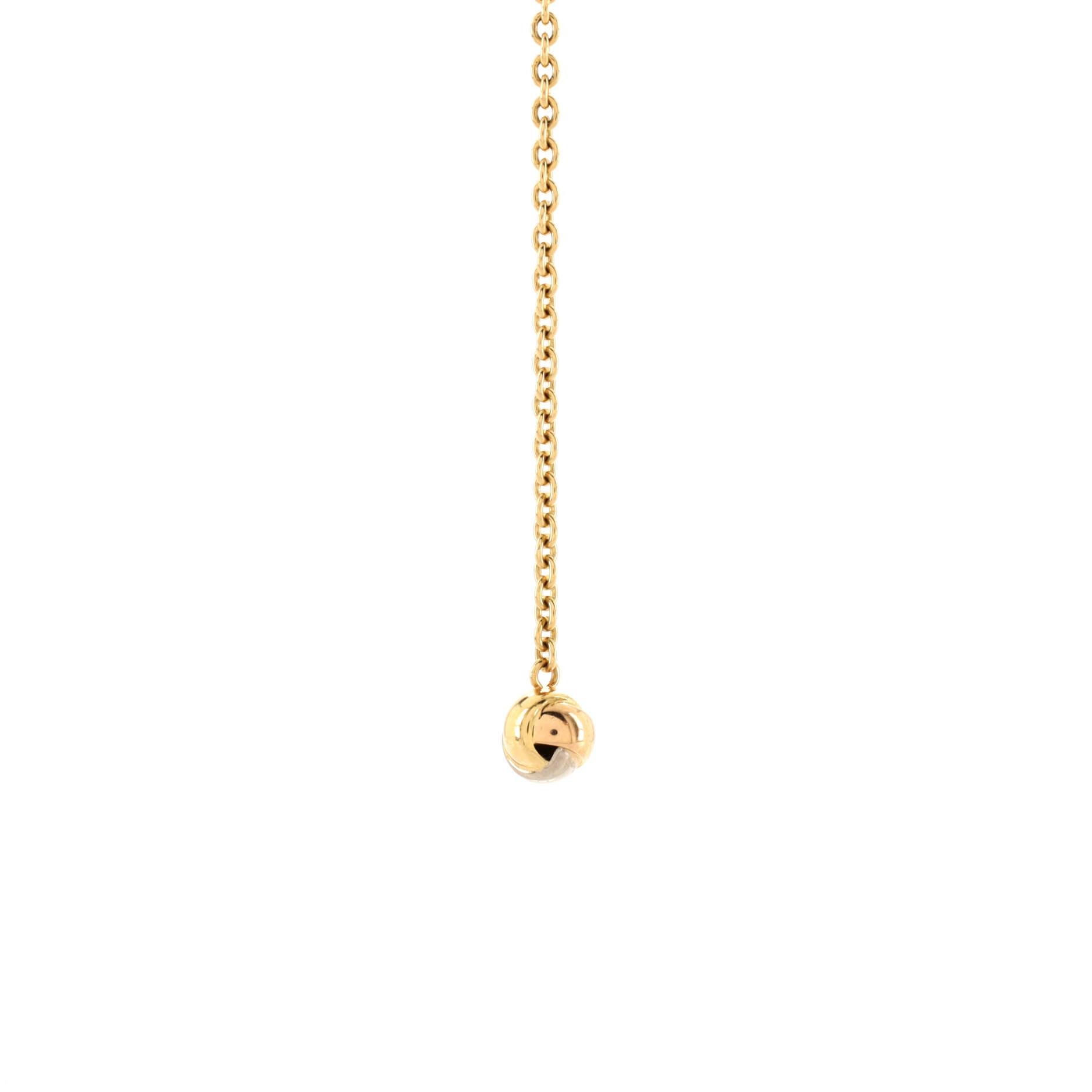 Cartier Baby Trinity Drop Pendant Necklace 18k Tricolor Gold at 1stDibs ...