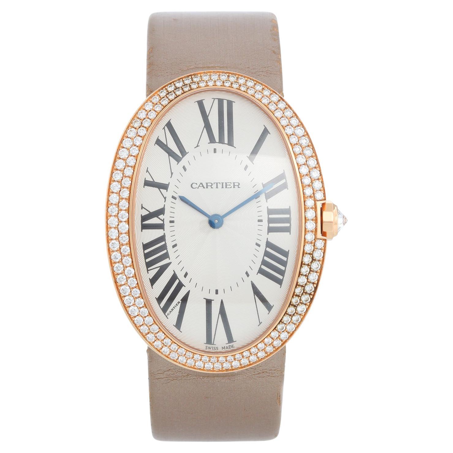 Montre dame Cartier Baignoire Allongée en or jaune 18 carats sur 1stDibs