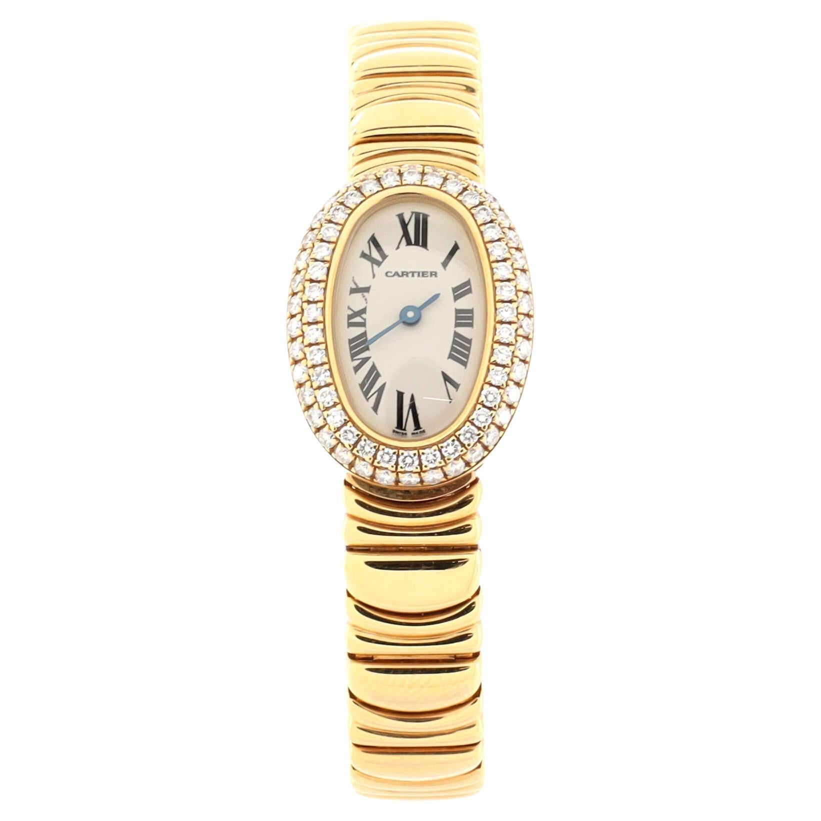 Cartier Tankissime Quartz Watch Yellow Gold 16 at 1stDibs