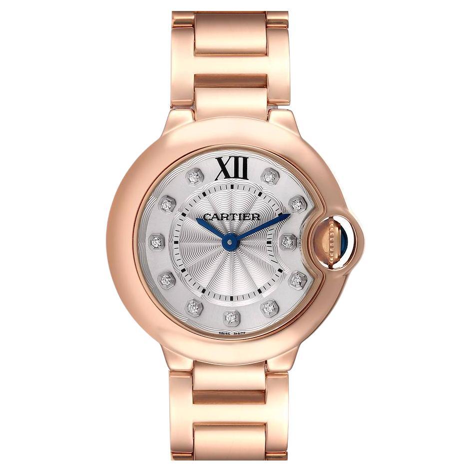 Cartier Ballon Bleu Quartz Movement Ladies Diamond Watch WE902073 For ...