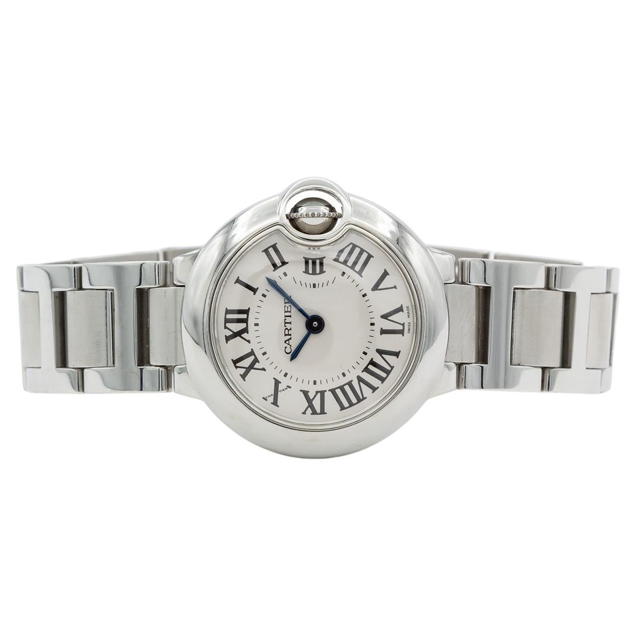 Cartier Ballon Bleu 28mm Stainless Steel Quartz W69010Z4 3009 For Sale ...