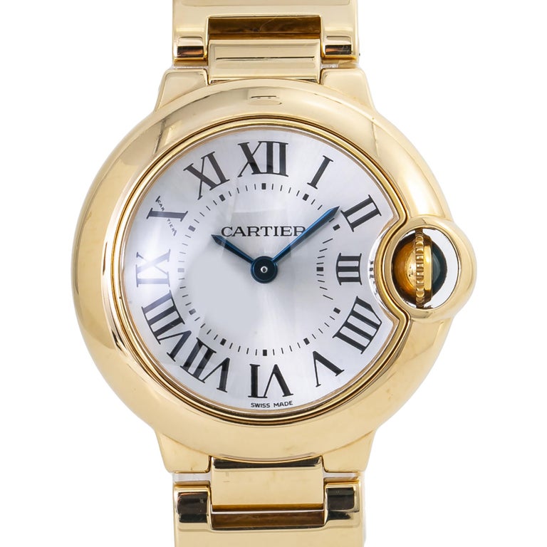 Cartier Ballon Bleu 3006 W69001Z2 Womens Quartz Watch 18 Karat Gold ...