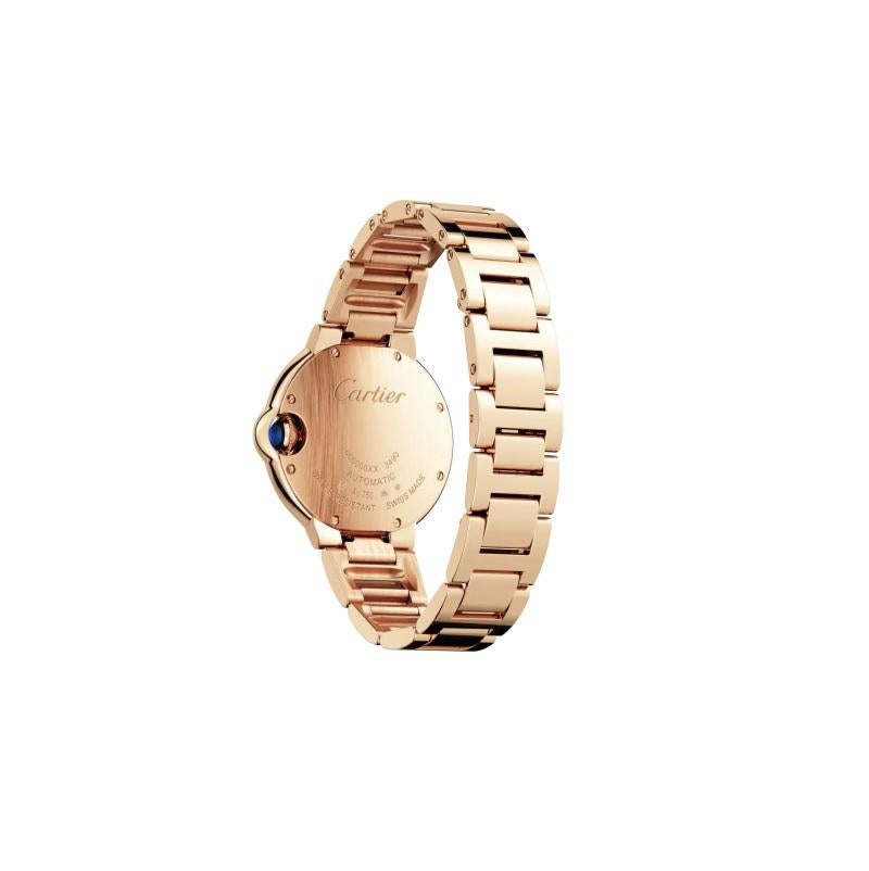 Cartier Ballon Bleu Automatic Rose Gold and Diamond Ladies Watch ...