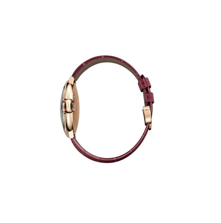 Cartier Ballon Bleu Automatic Rose Gold and Diamond Ladies Watch ...