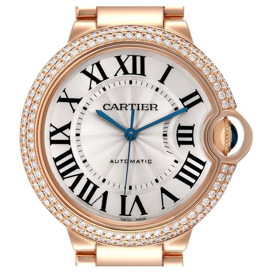 Cartier Ballon Bleu de Cartier Automatic Watch Rose Gold with Diamond ...