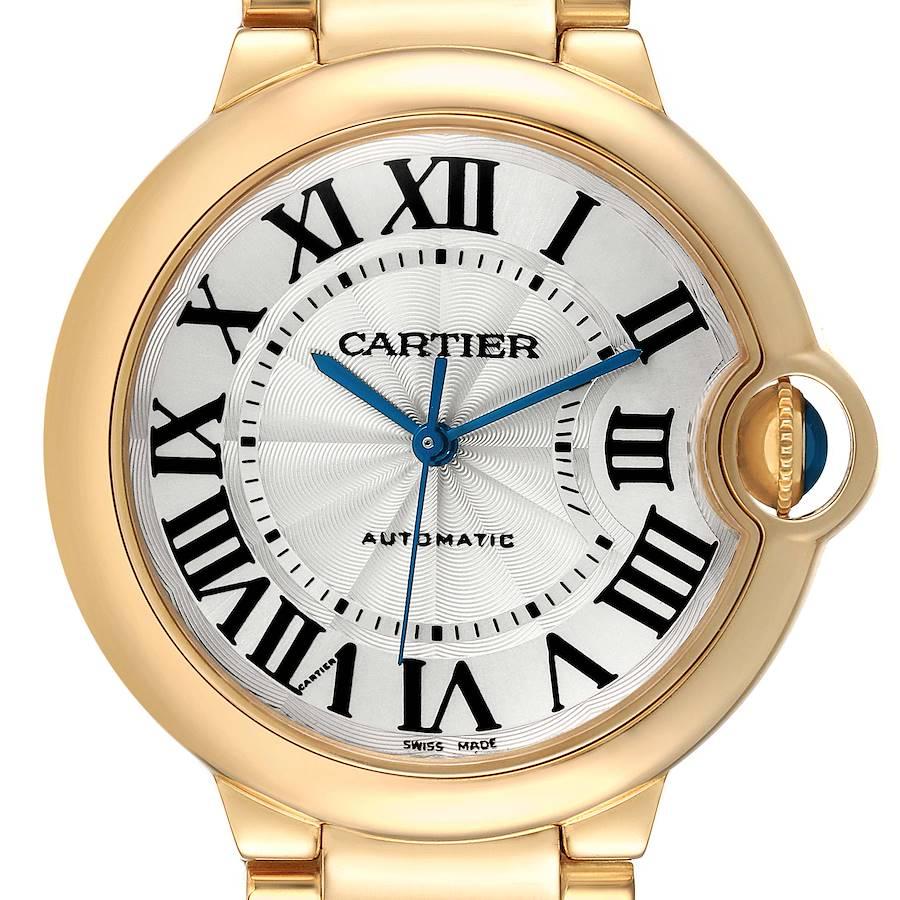 Cartier Ballon Bleu Automatic Yellow Gold and Diamond Watch WJBB0042 at ...