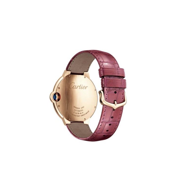 Cartier Ballon Bleu Automatic Rose Gold and Diamond Ladies Watch ...
