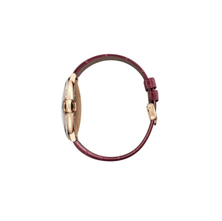 Cartier Ballon Bleu Automatic Rose Gold and Diamond Ladies Watch ...