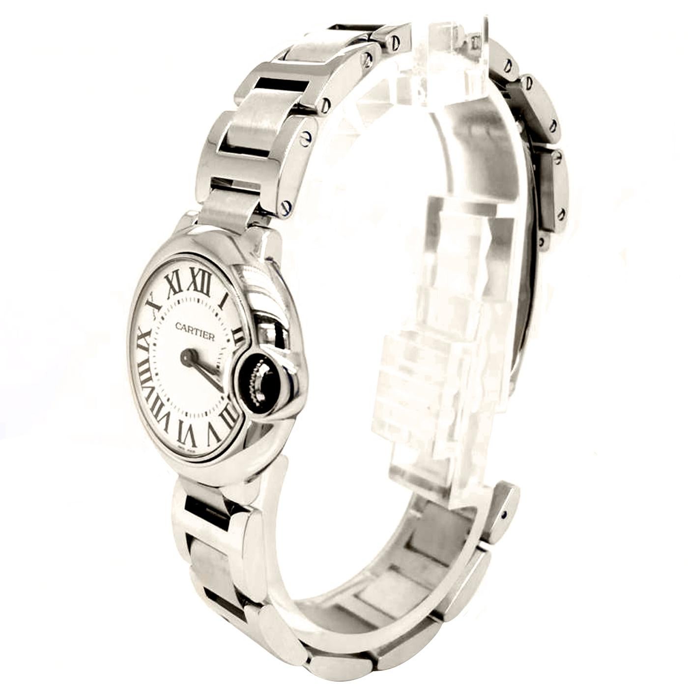 Cartier Ballon Bleu Collection Stainless Steel Quartz on Bracelet ...