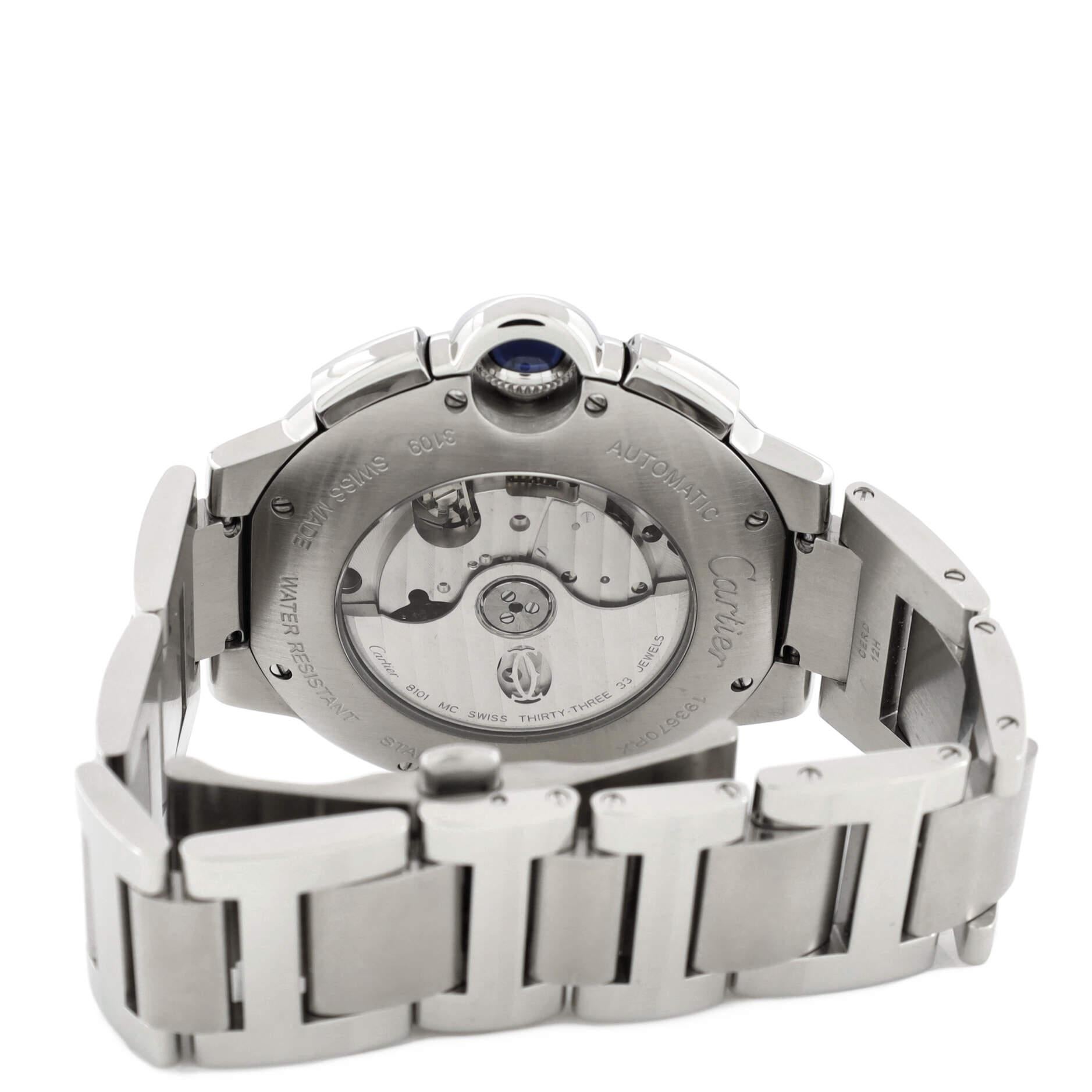 Cartier Ballon Bleu de Cartier Chronograph Automatic Watch Stainless ...
