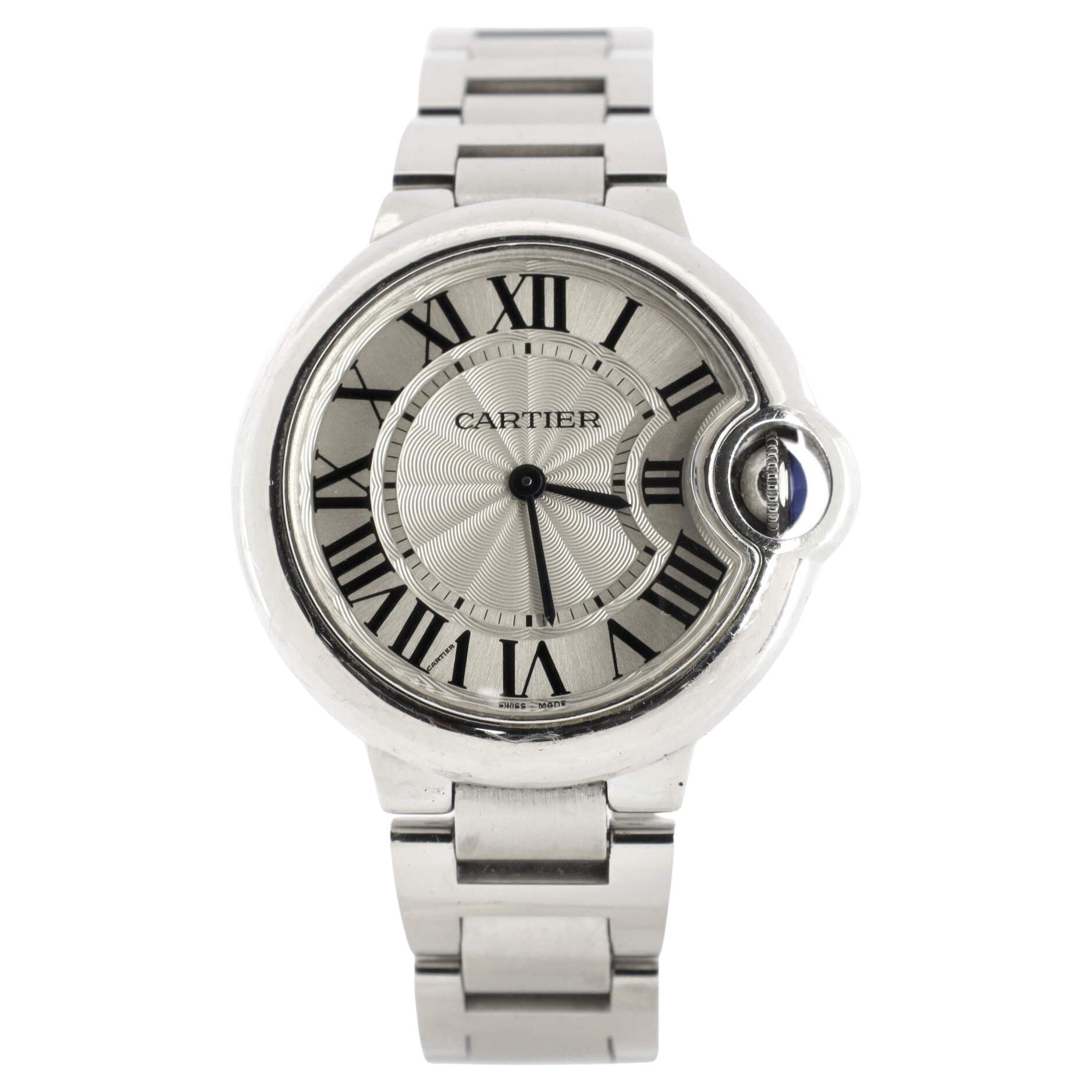 Cartier Ballon Bleu de Cartier Quartz Watch Stainless Steel 33 at 1stDibs