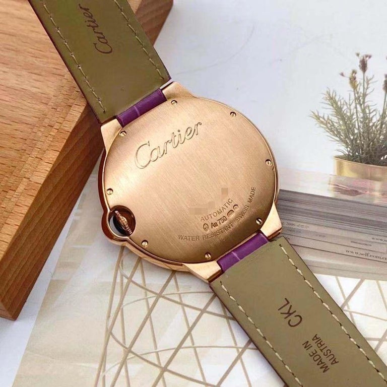 Cartier Ballon Bleu Dial Automatic W6900651 For Sale at 1stDibs