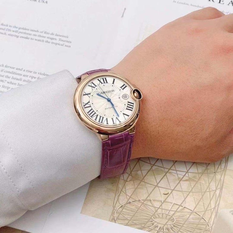 Cartier Ballon Bleu Dial Automatic W6900651 For Sale at 1stDibs
