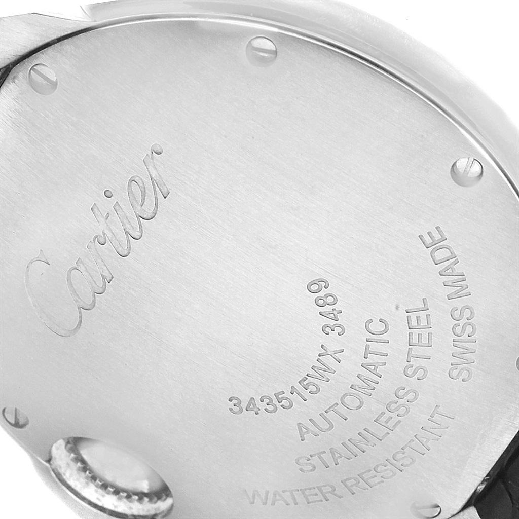 Cartier Ballon Bleu Diamond Dial Steel Ladies Watch W4BB0009 For Sale ...