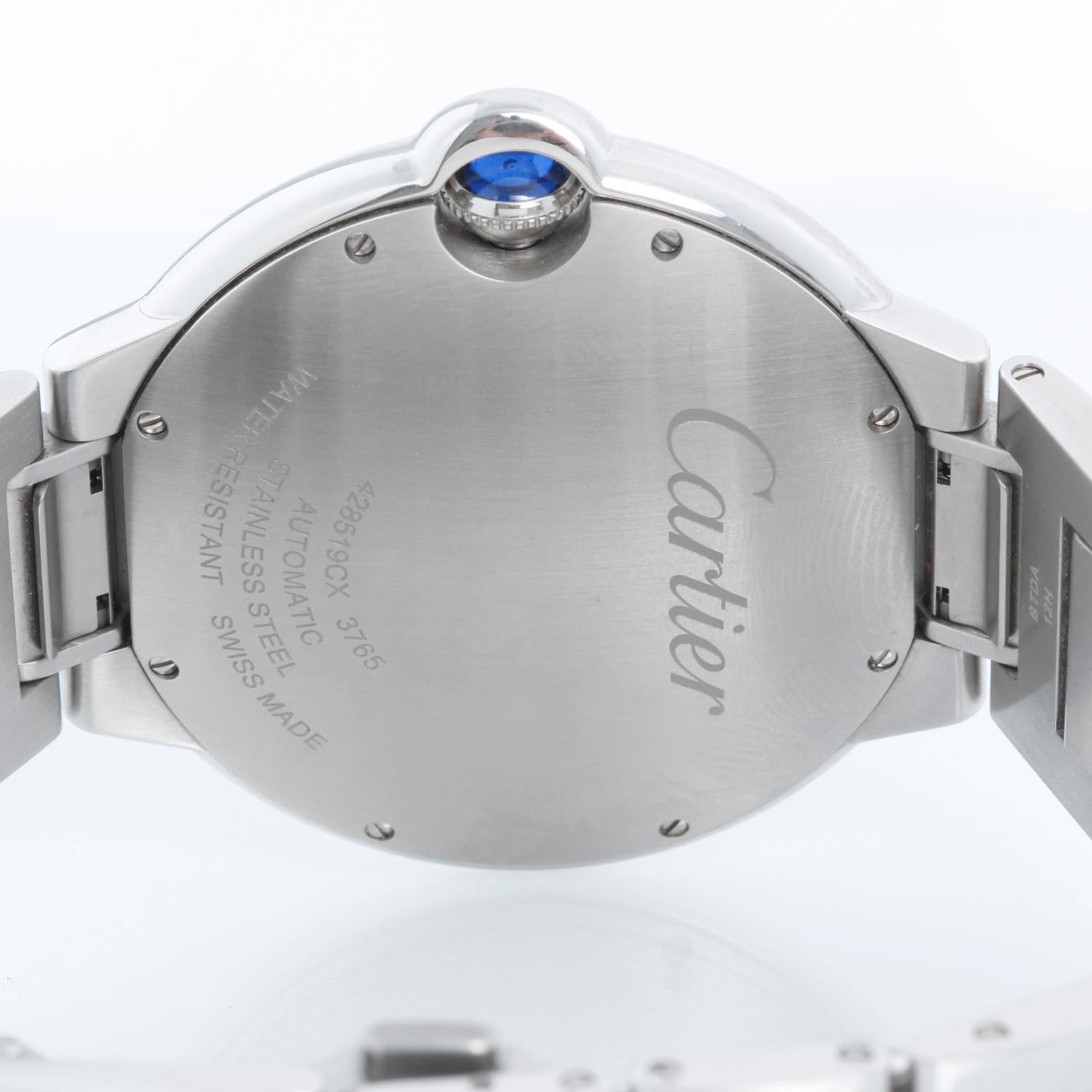 Cartier Ballon Bleu Men's 42mm Stainless Steel Automatic W69012Z4 3765 ...