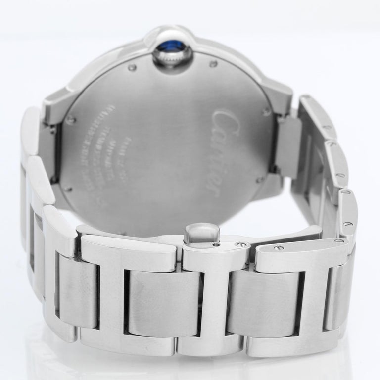 Cartier Ballon Bleu Men's Stainless Steel Automatic Watch W69012Z4 3001 ...